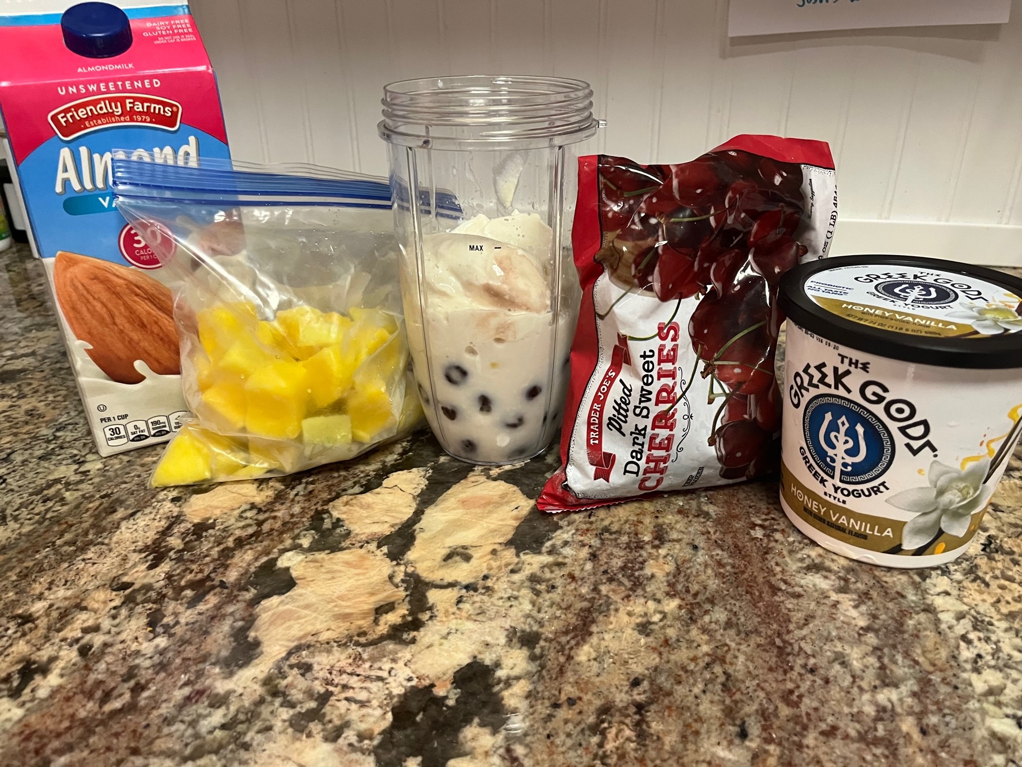 Mango Cherry Smoothie - Modern Dad Survival