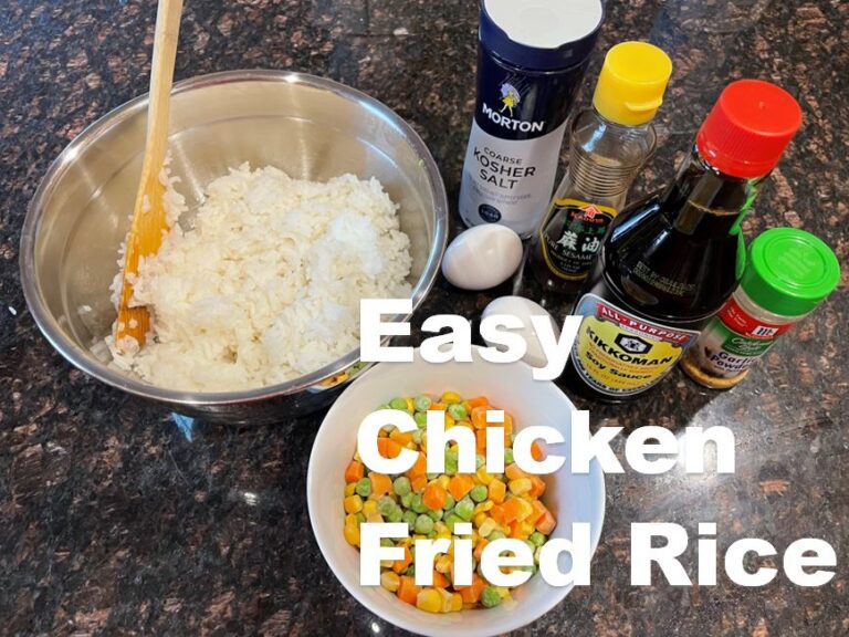 Chicken Fried Rice Recipe - Modern Dad Survival